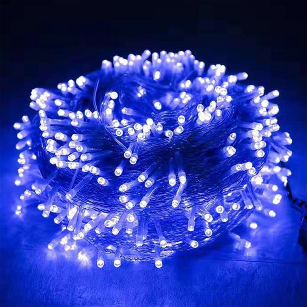 4Pack Christmas String Lights 33ft 100 LED Connectable Plug in Fairy ...