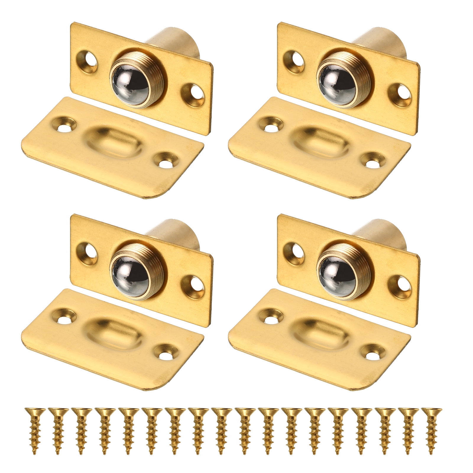 4Pack Closet Door Ball Catch Hardware Adjustable with Strike Plate ...
