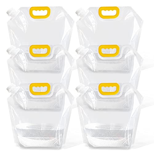 4Pack Collapsible Emergency Outdoor Folding Water Jug Container Bag ...