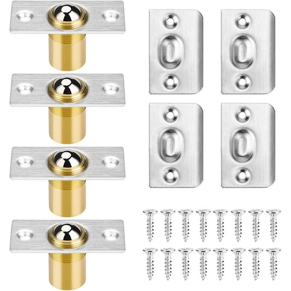 4Pack Door Ball Catch, Closet Door Ball Catch Hardware - Walmart.com