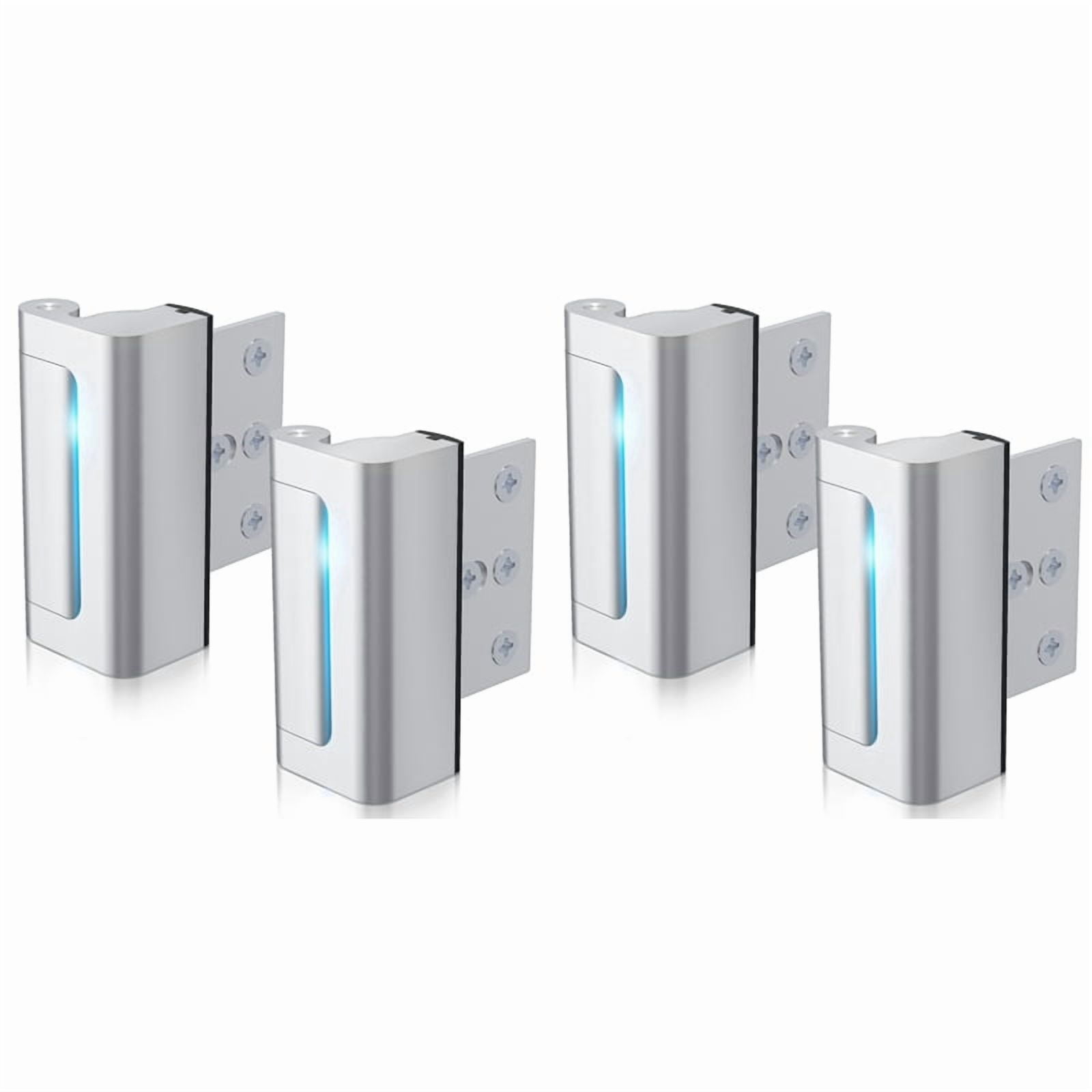 4Pack Door Reinforcement Lock,Aluminium Alloy U Door Reinforcement Lock ...