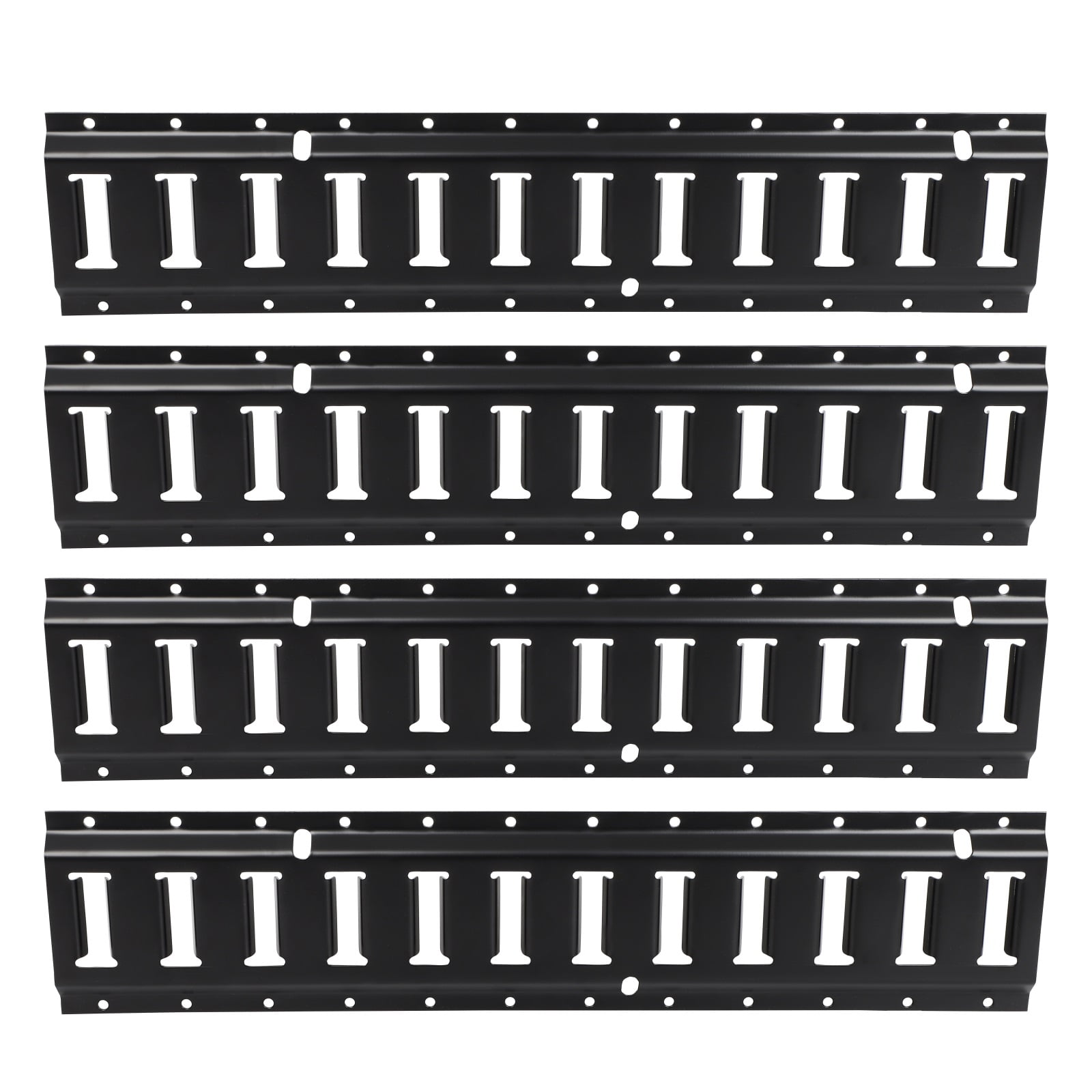 4Pack E Track Tie Down Rail Kit 2 foot Steel Rails Secure Cargo & Heavy ...