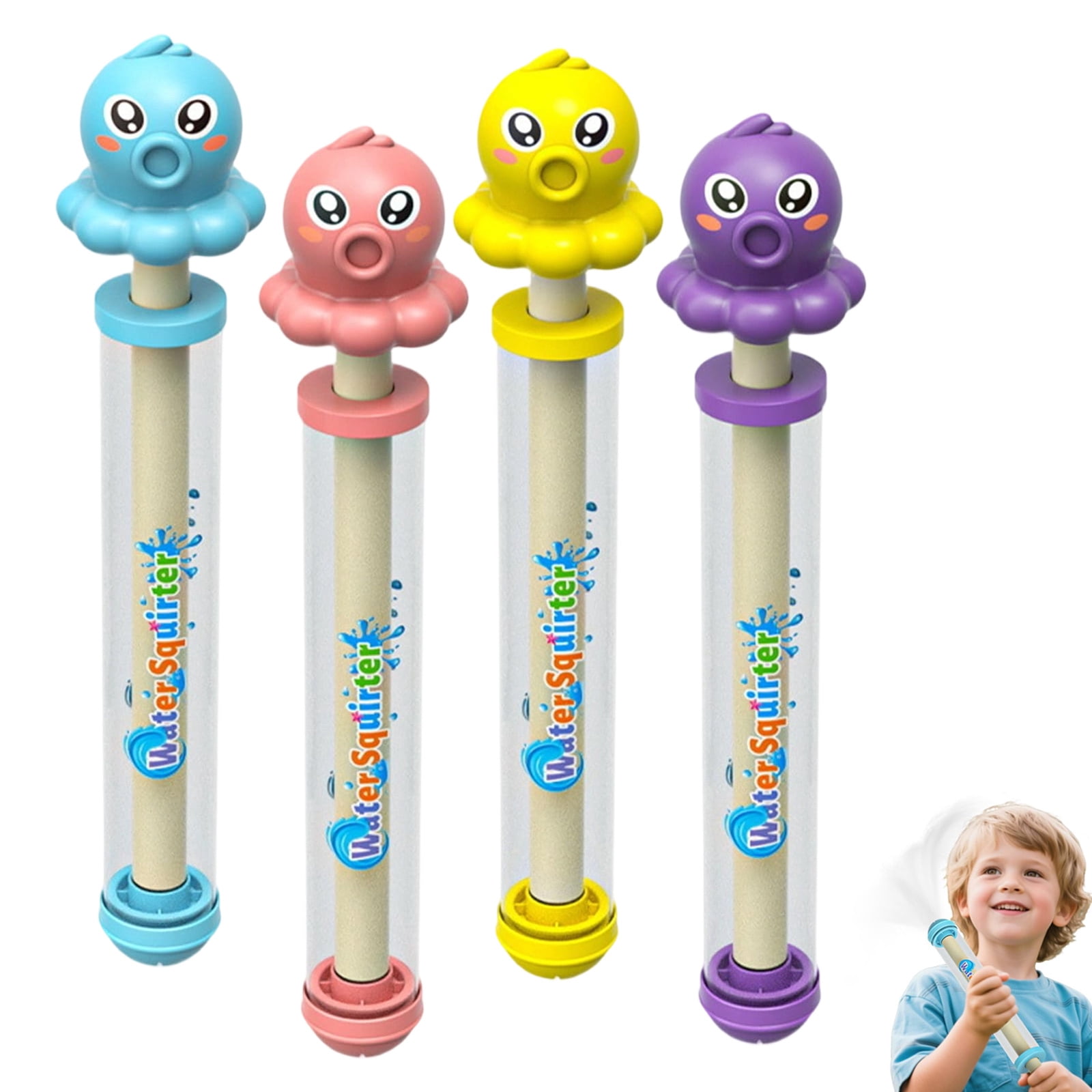 4Pack Firework-Shaped Water Toys , Romance Summer Fireworks Style Water ...