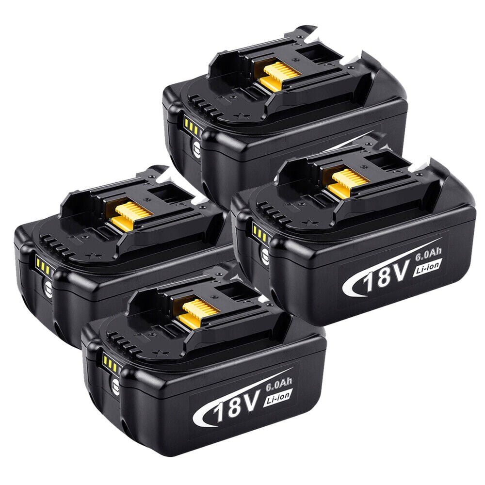 4Pack For Makita 18Volt 18V LXT 6.0Ah Li-Ion Battery BL1850B BL1860B ...