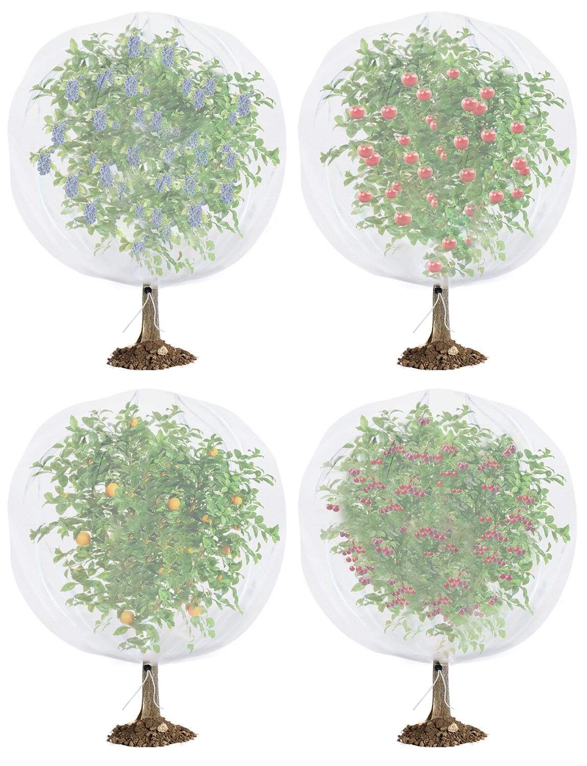 Planket Plant Frost Protection Blanket Cover, 8 Ft Round - Walmart.com