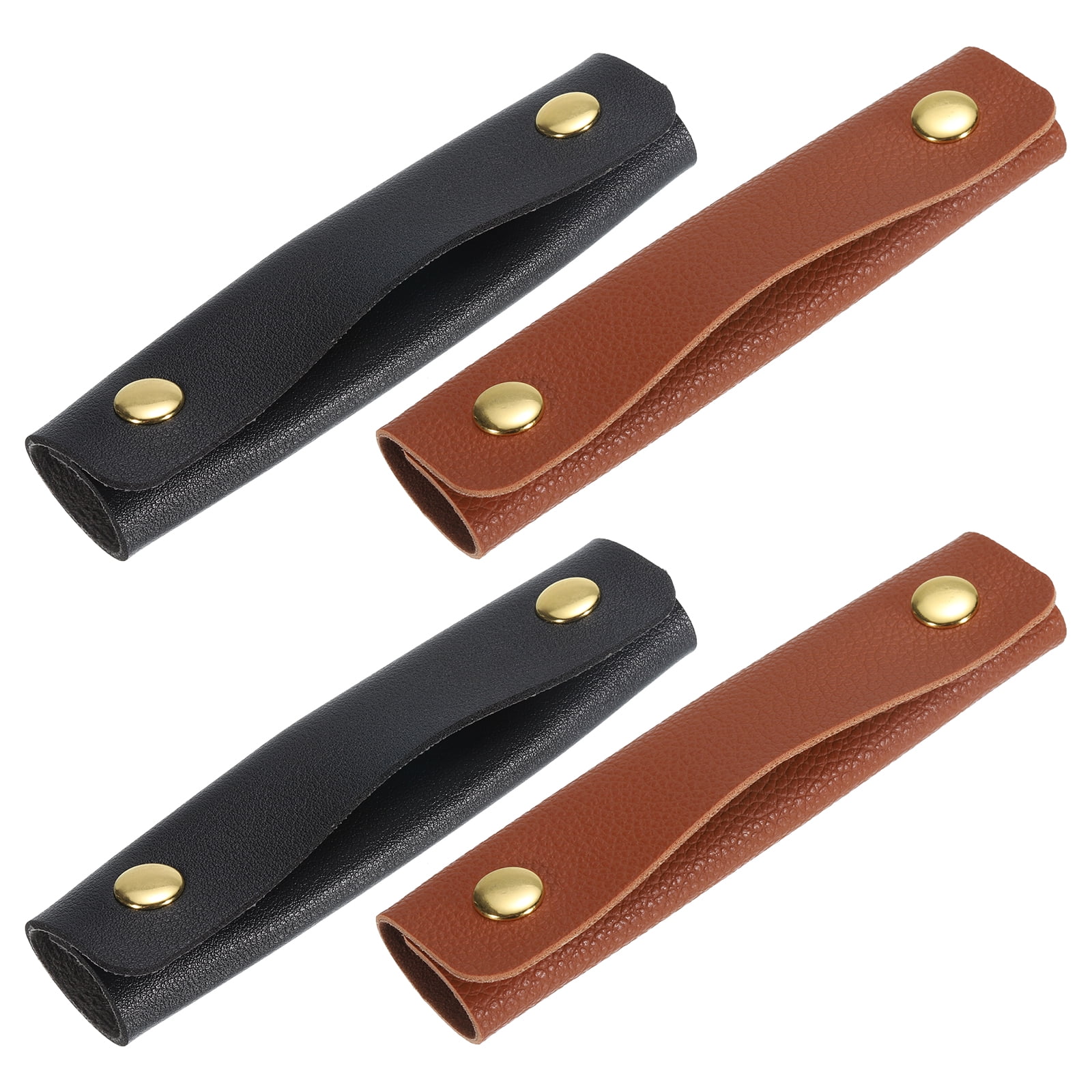 4Pack Handbag Handle Wrap Covers, PU Leather Luggage Grip Protector for ...