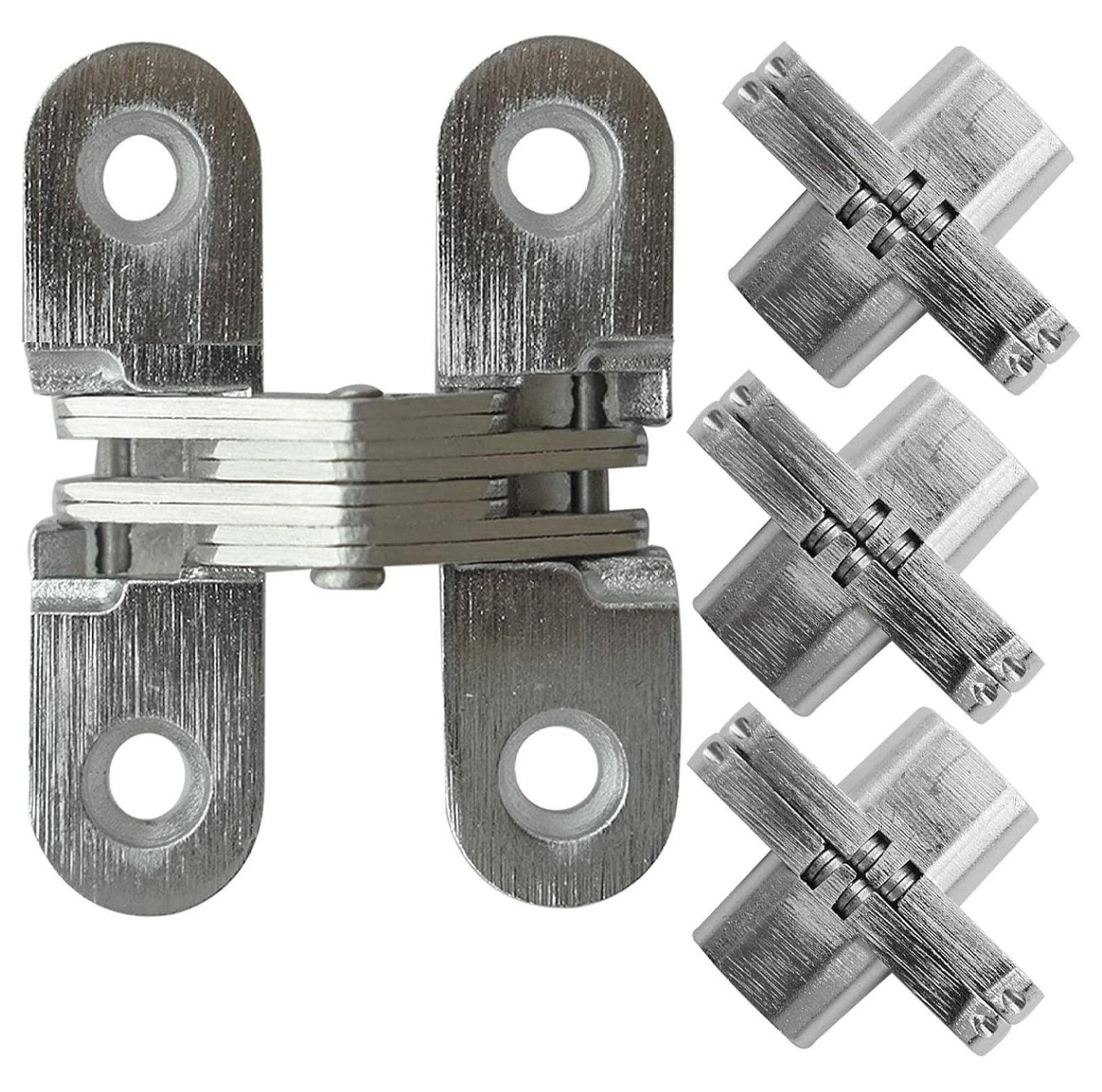 4Pack Hinges for Doors, 1-3/4” Stainless Steel Invisible Gate Hinges ...