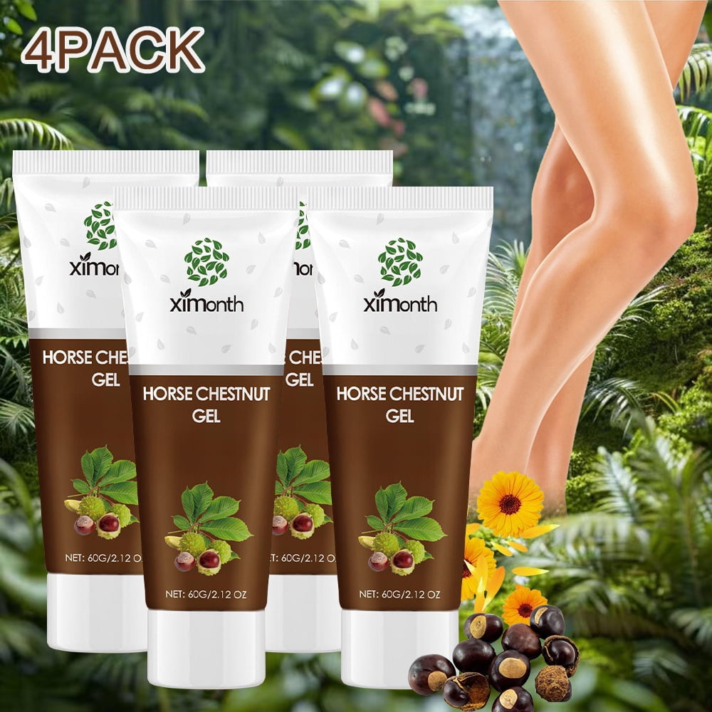 4Pack Horse Chestnut Ointment for Leg Care - With Camellia Extract ...
