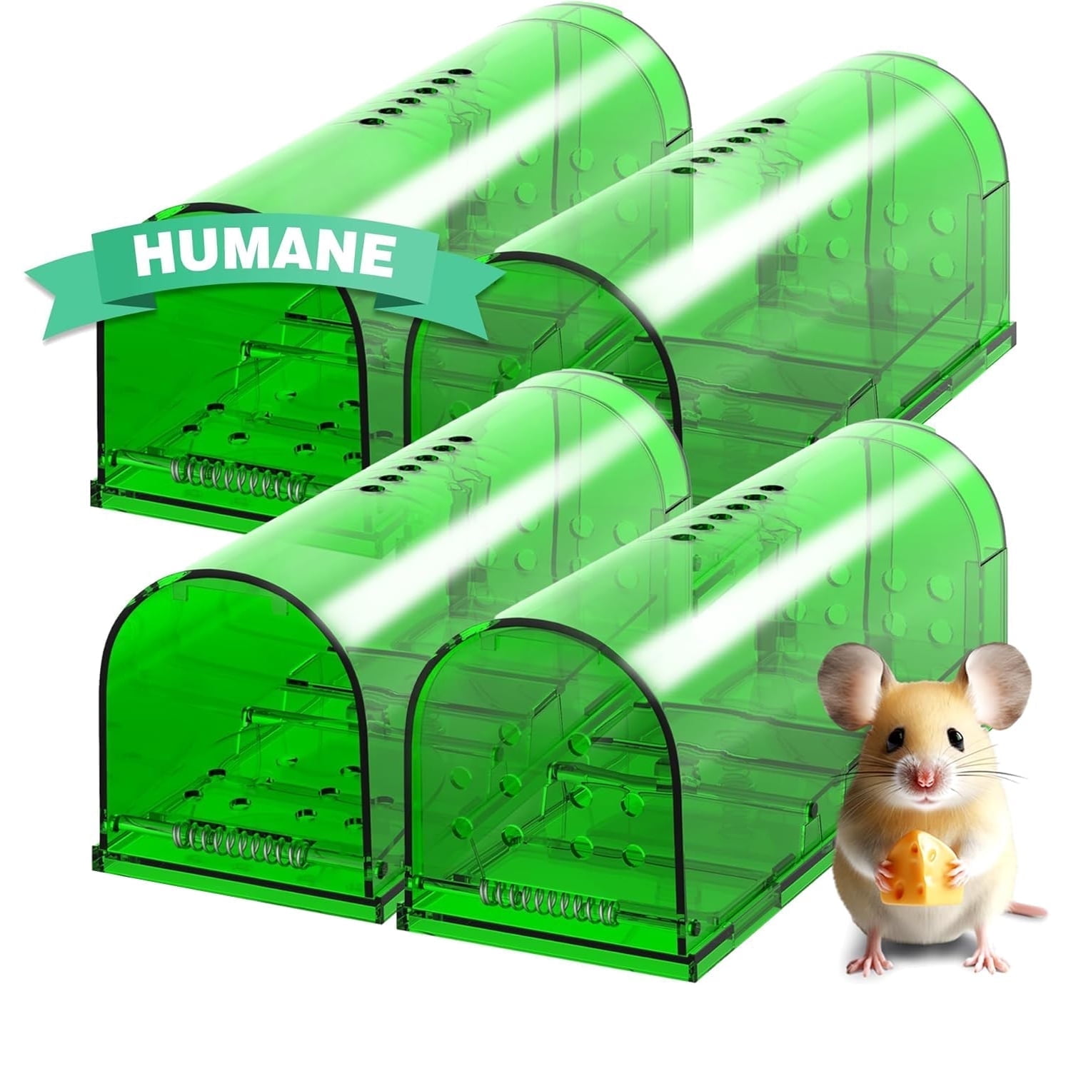 8Pack Humane Mouse Trap | Catch and Release Mouse Traps | Mice Trap No ...