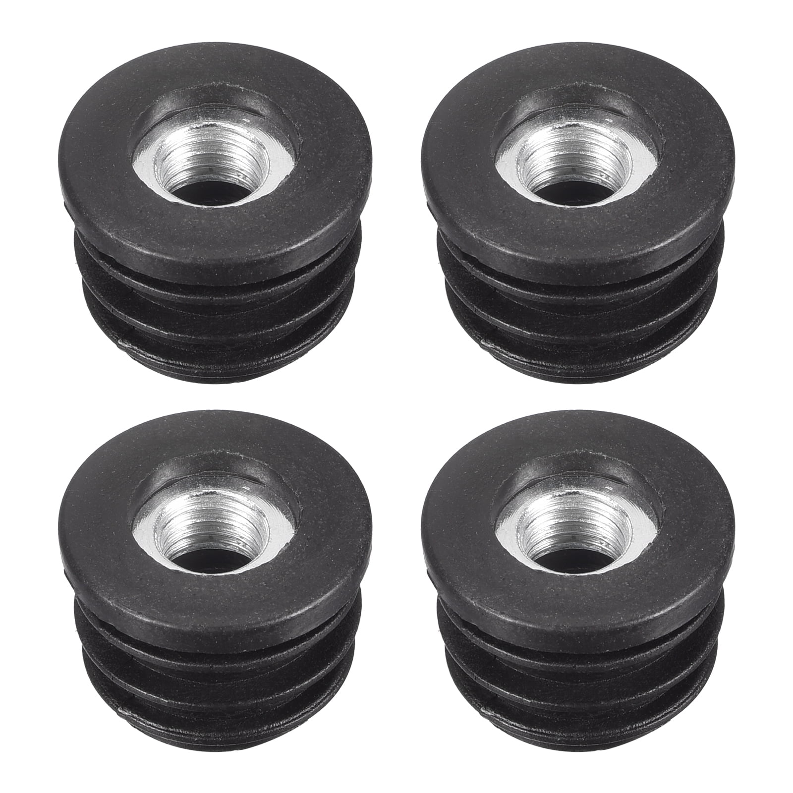 4Pack Inserts for Round Tubes with M8 Thread, for 22mm/0.87" OD Round ...