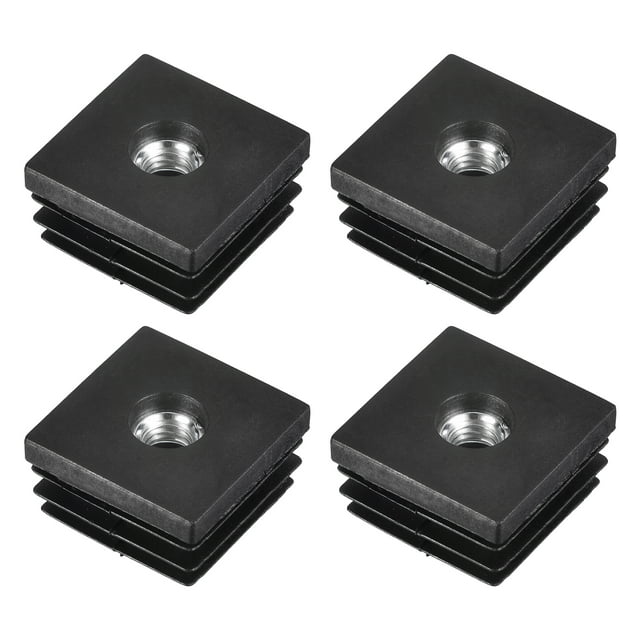 4Pack Inserts for Square Tubes with M8 Thread, for 1.18"x1.18" OD ...