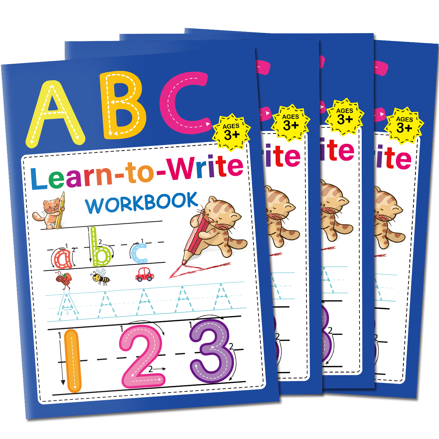 Lowercase Letters Tracing Coloring Book: Pre K, Kindergarten and Kids ...