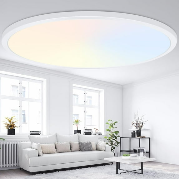 4Pack LED Flush Mount Ceiling Light Fixture, 12 Inch 24W, Super Slim 0. ...