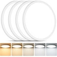 4Pack LED Flush Mount Ceiling Light Fixture, 12 Inch 24W, Super Slim 0. ...