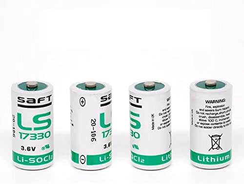 (4Pack) LS17330 3.6V 2100mAh Lithium Thionyl Chloride (Li-SOCl2 ...