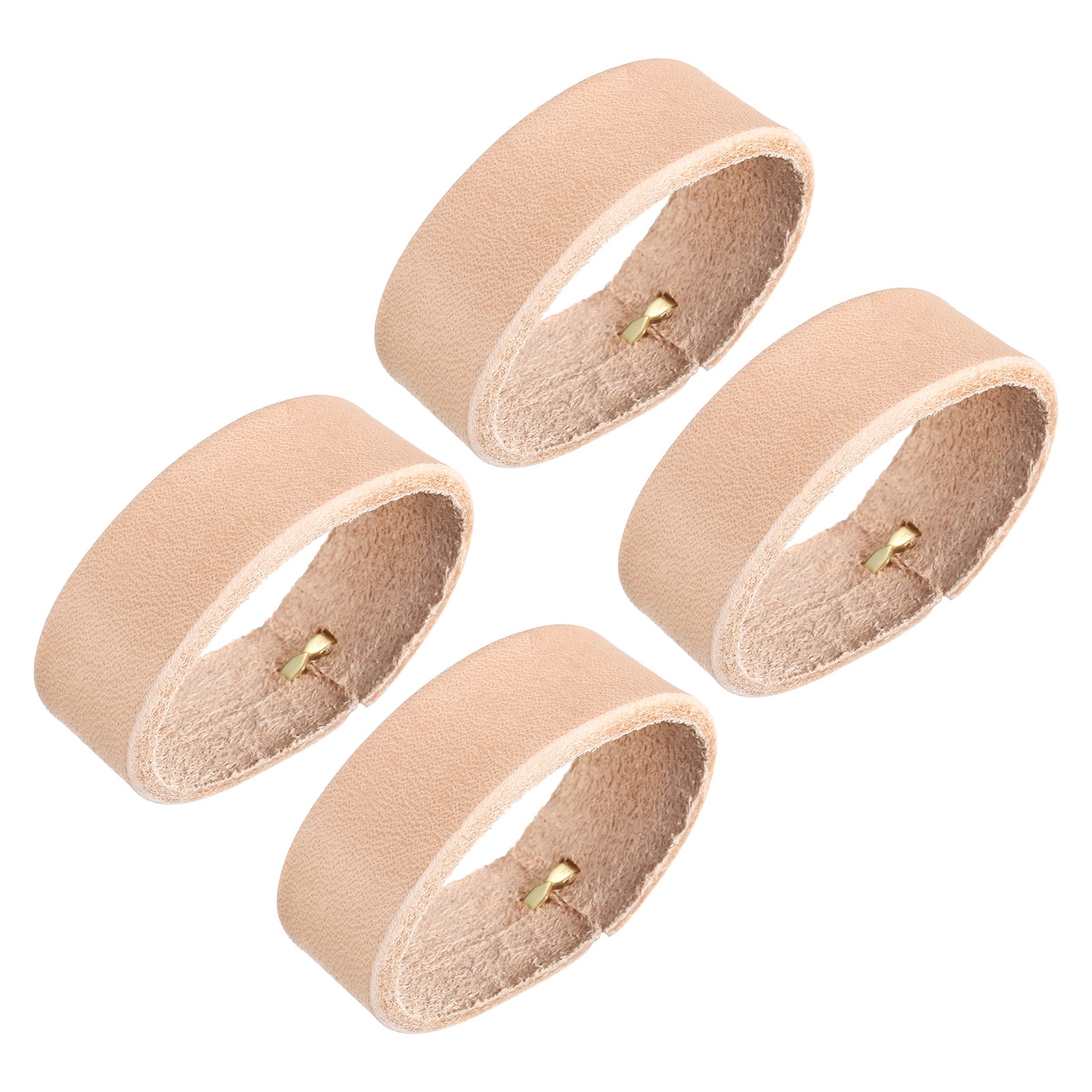4Pack Leather Belt Loop Keepers, 11.5cm Outer Girth Belt Strap Ring ...