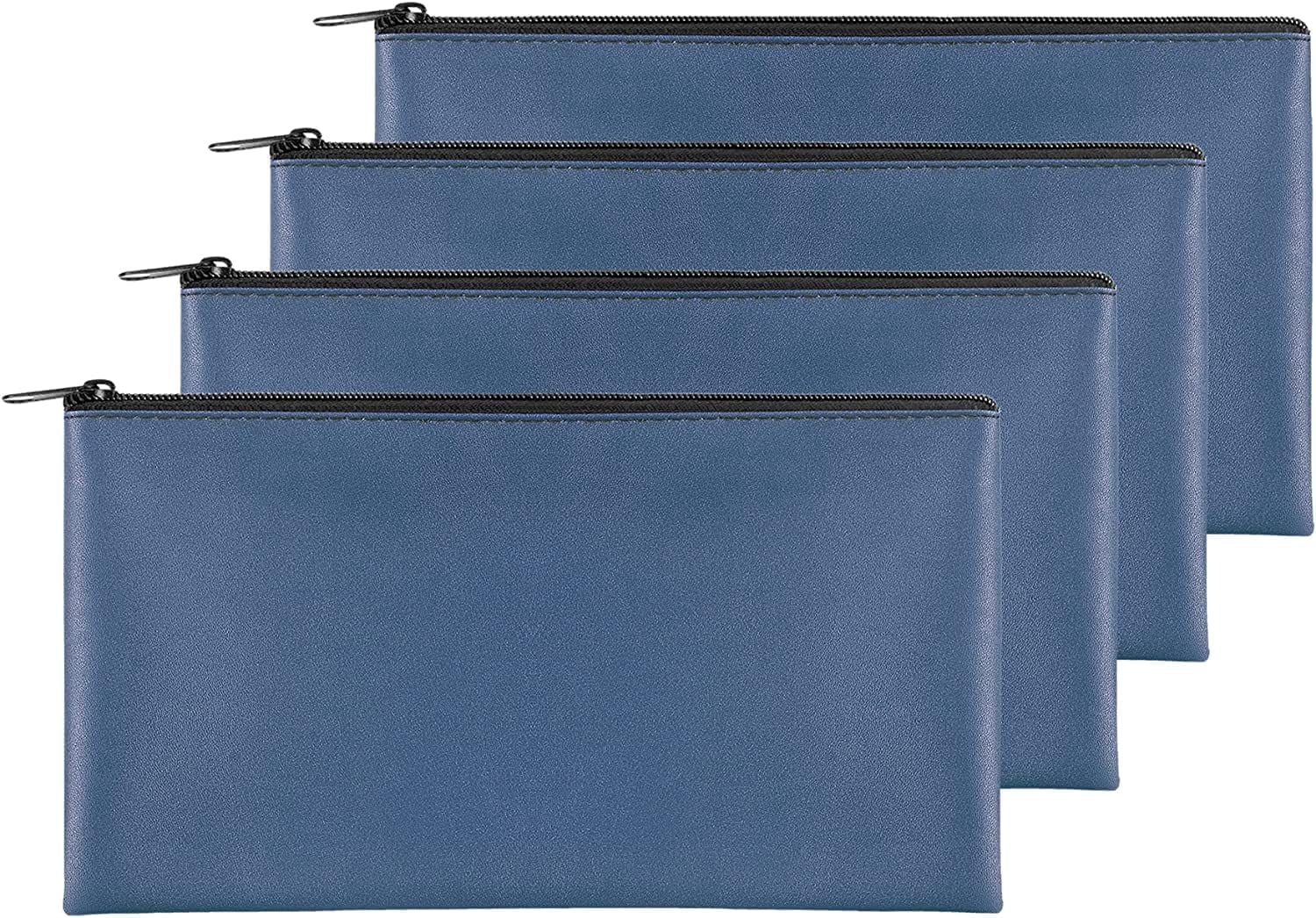 4Pack Money Bag 11 X 6 ", Safe Durable Money Bags with Zipper for Cash ...