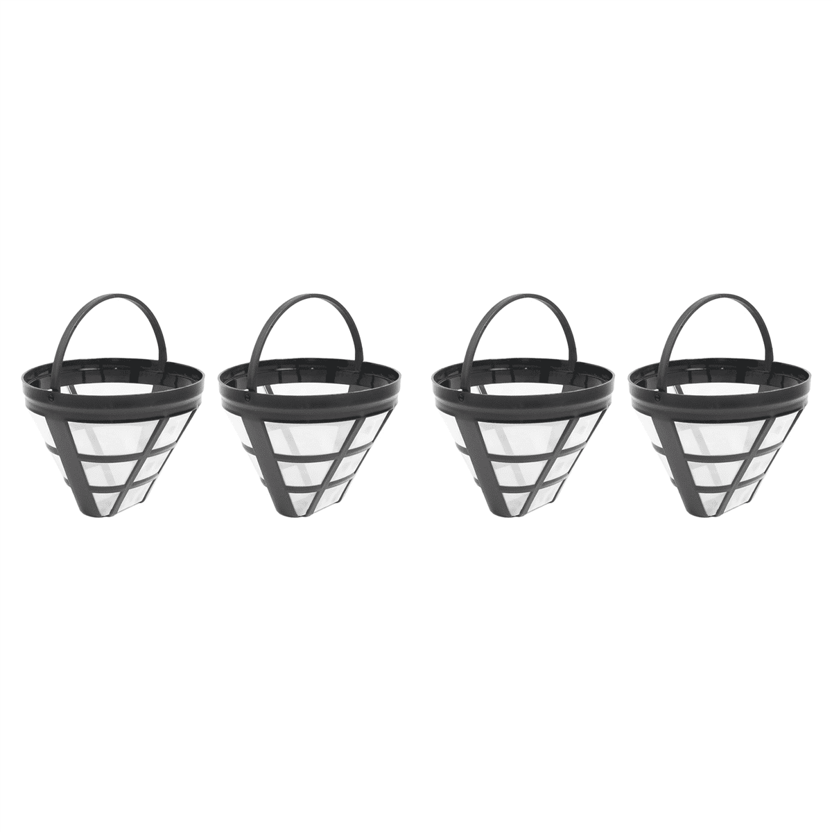 4Pack No.4 Reusable Coffee Maker Basket Filter for Filters, Fit Most 8 ...