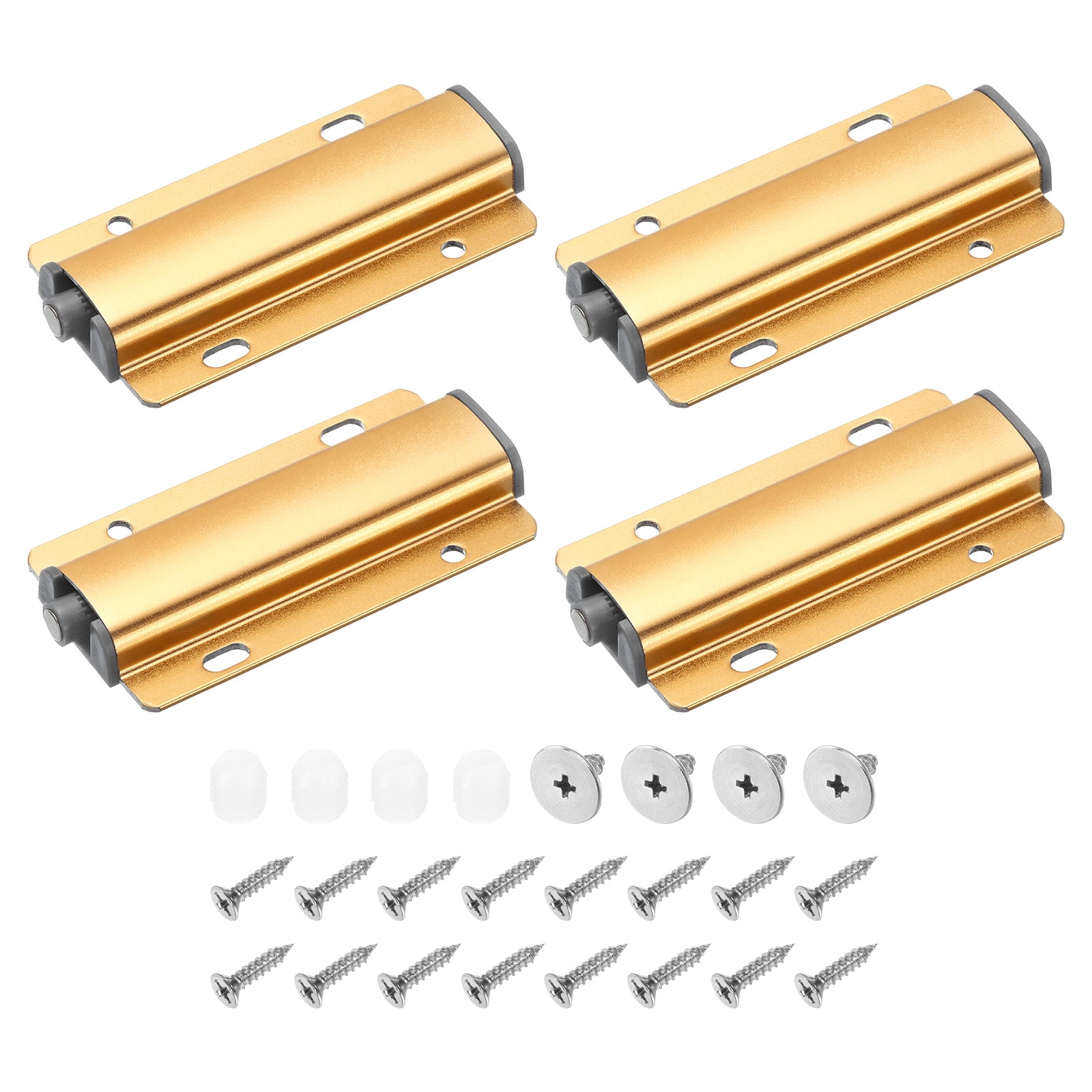 4Pack Push to Open Door Latch, Aluminum Alloy Magnetic Push Latches ...