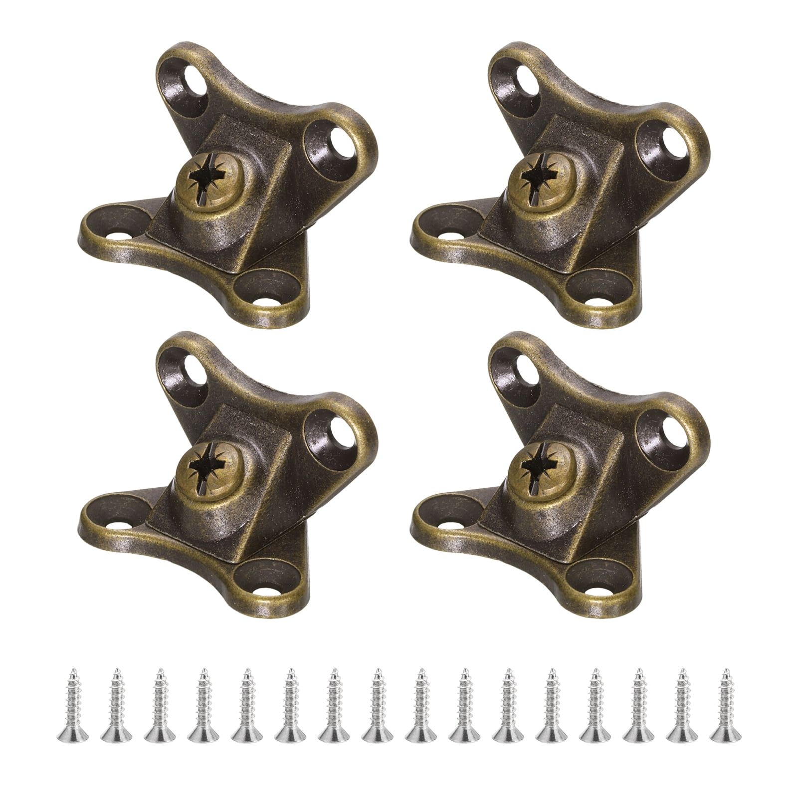 4Pack Removable Corner Brace, Metal Butterfly L Brackets Right Angle ...