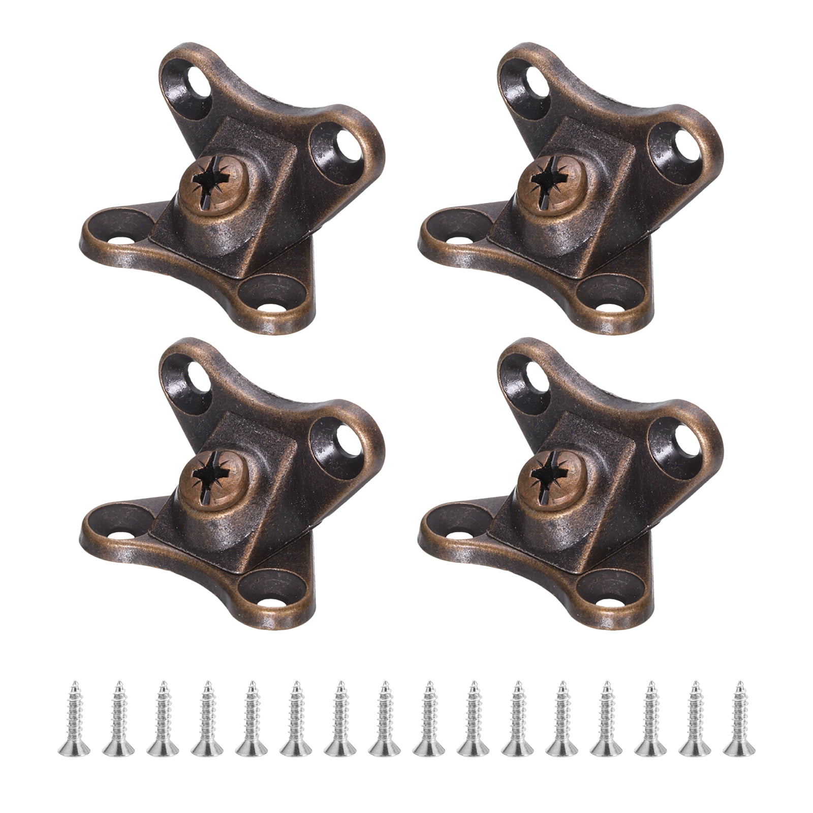 4Pack Removable Corner Brace, Metal Butterfly L Brackets Right Angle ...
