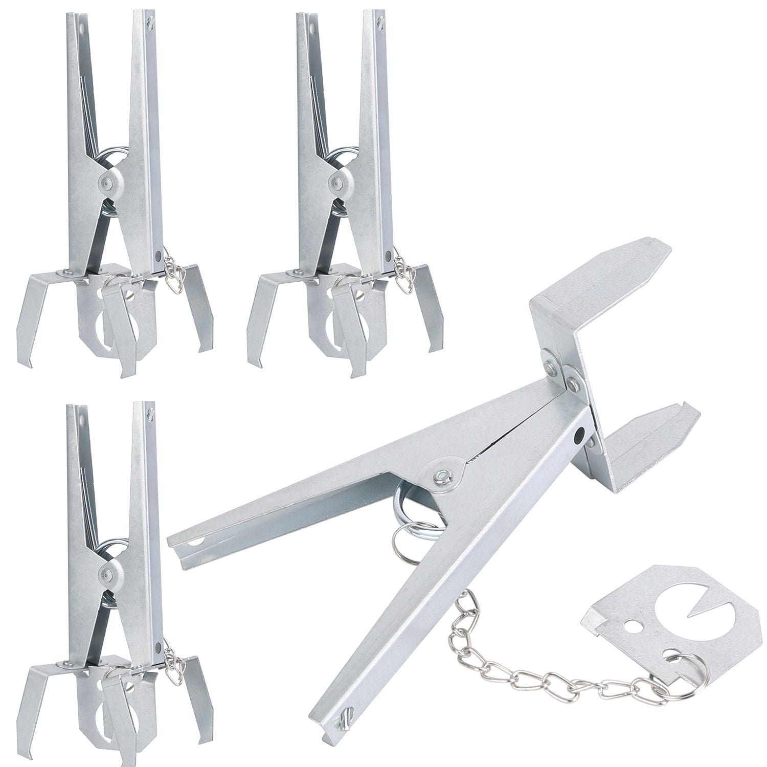 4Pack Reusable Mole Traps with Scissor Jaw Mole Killers Effective Mole ...