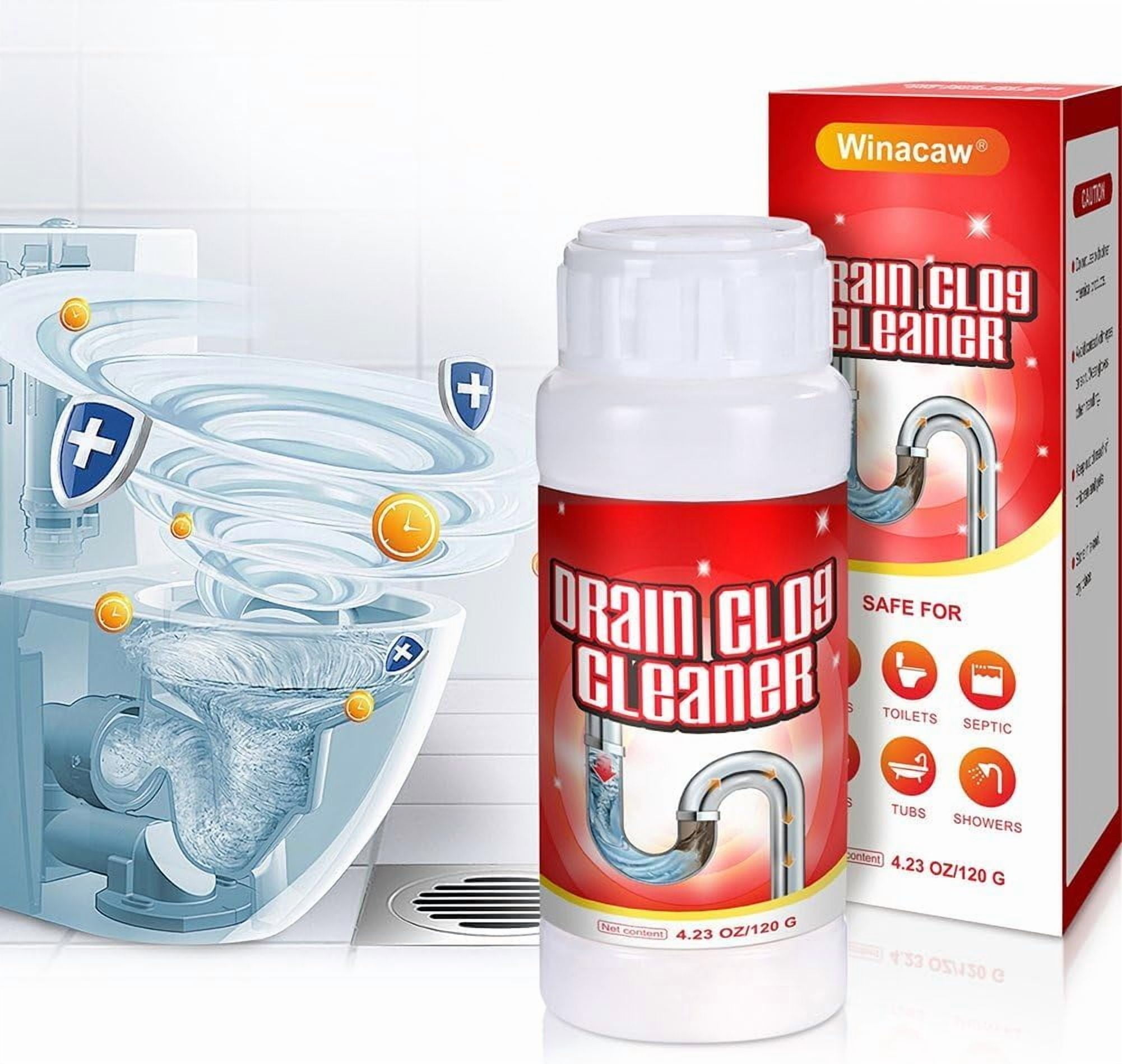 4Pack Safe & Powerful Upgraded Sink Drain Cleaner - Multi-Purpose Pipe ...