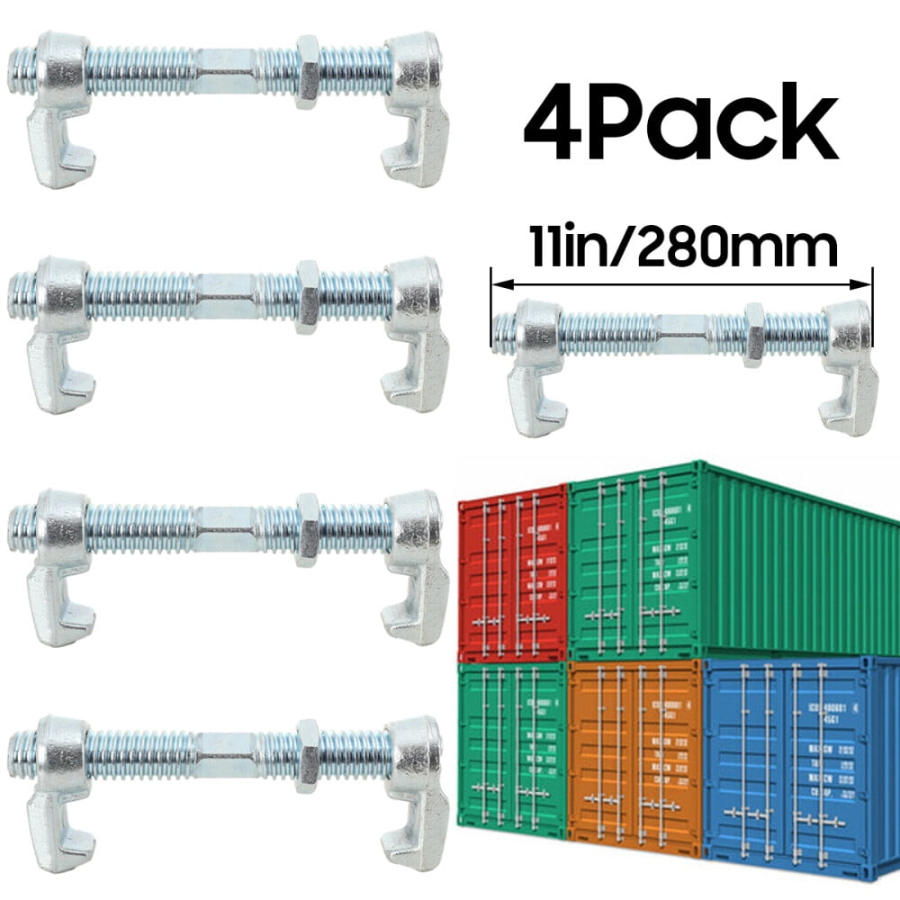 4Pack Shipping Container Bridge Fitting Clamp 11in/280mm Galvanized ...