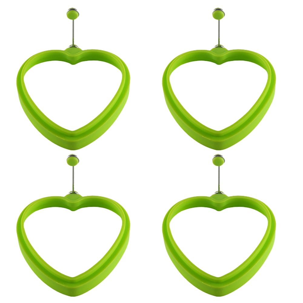 4Pack Silicone Egg Rings, Food Grade Egg Cooking Rings, Non Stick Fried ...