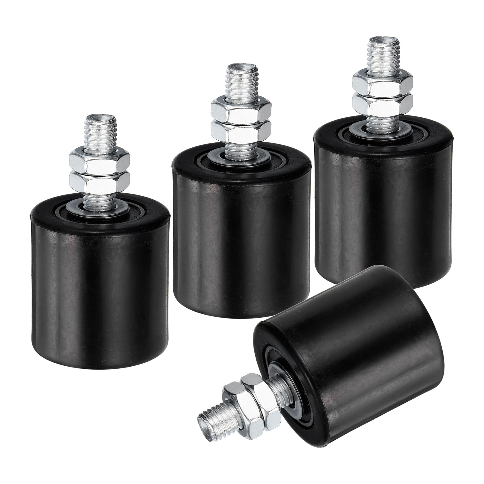 4Pack Slide Gate Guide Roller, 2" Nylon Rollers Gate Support Assembly ...