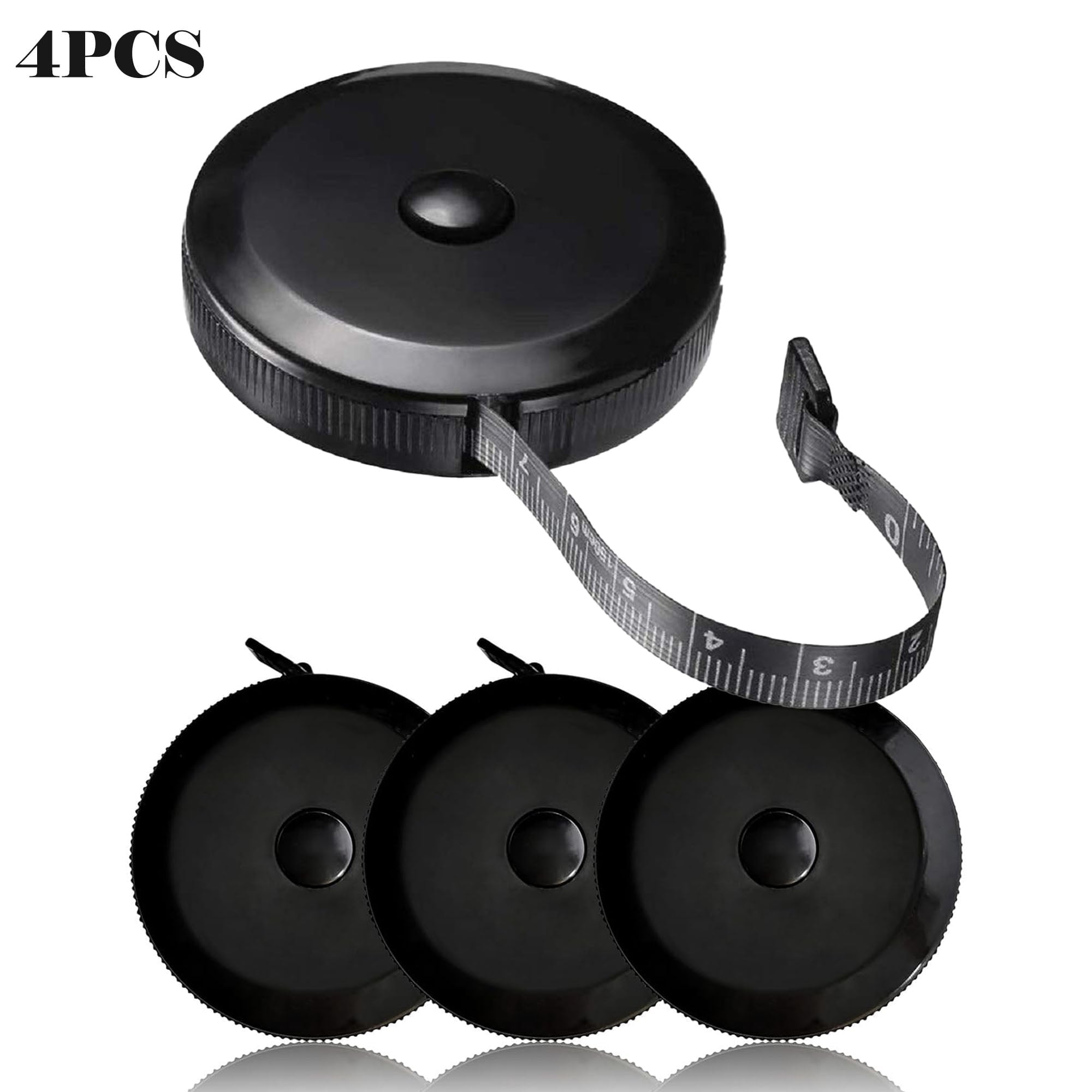 4Pack Soft Tape Measure Retractable Measuring for Body Fabric Sewing ...