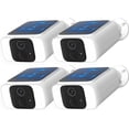 4Pack Solar Cameras Outdoor, 5G WiFi Outdoor Cameras for with AI Motion ...
