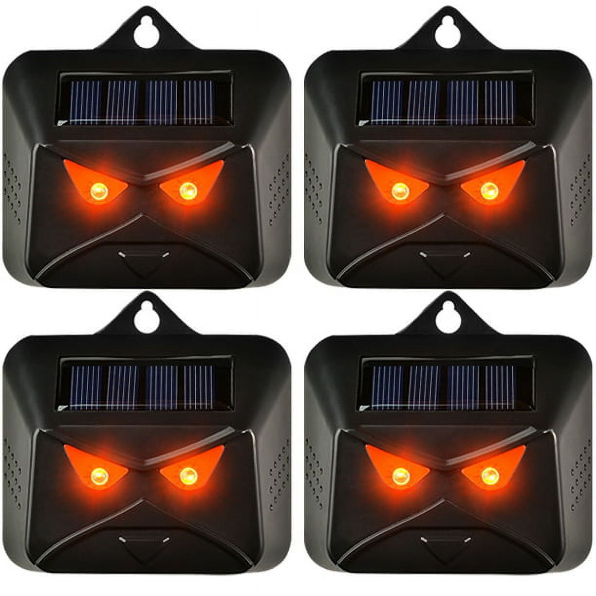 4Pack Solar Powered Predator Control Light, Animal Repeller & Deterrent ...