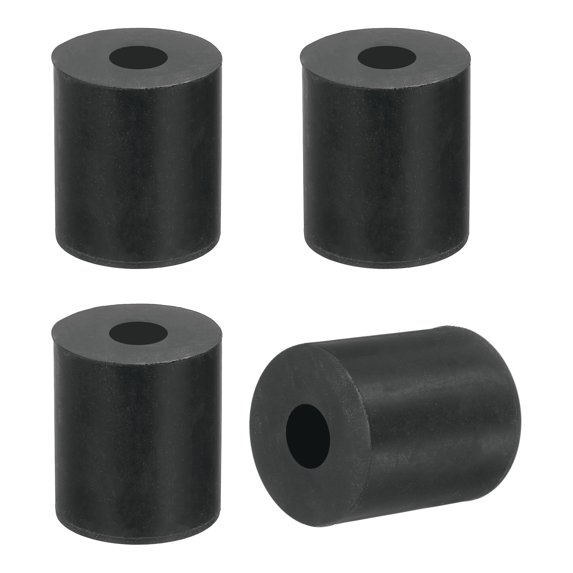 4Pack Thick Rubber Spacer, 1-3/8 Inch OD x 1/2 Inch ID x 1-9/16 Inch ...