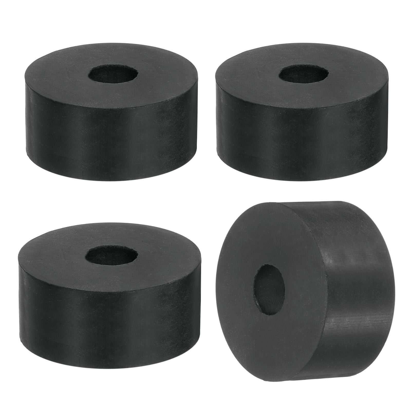 4Pack Thick Rubber Spacer, 1-9/16 Inch OD x 1/2 Inch ID x 13/16 Inch ...