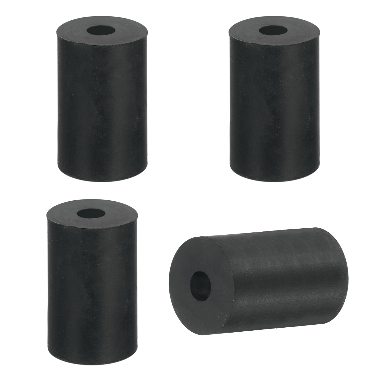 4Pack Thick Rubber Spacer, 1 Inch OD x 3/8 Inch ID x 1-9/16 Inch ...
