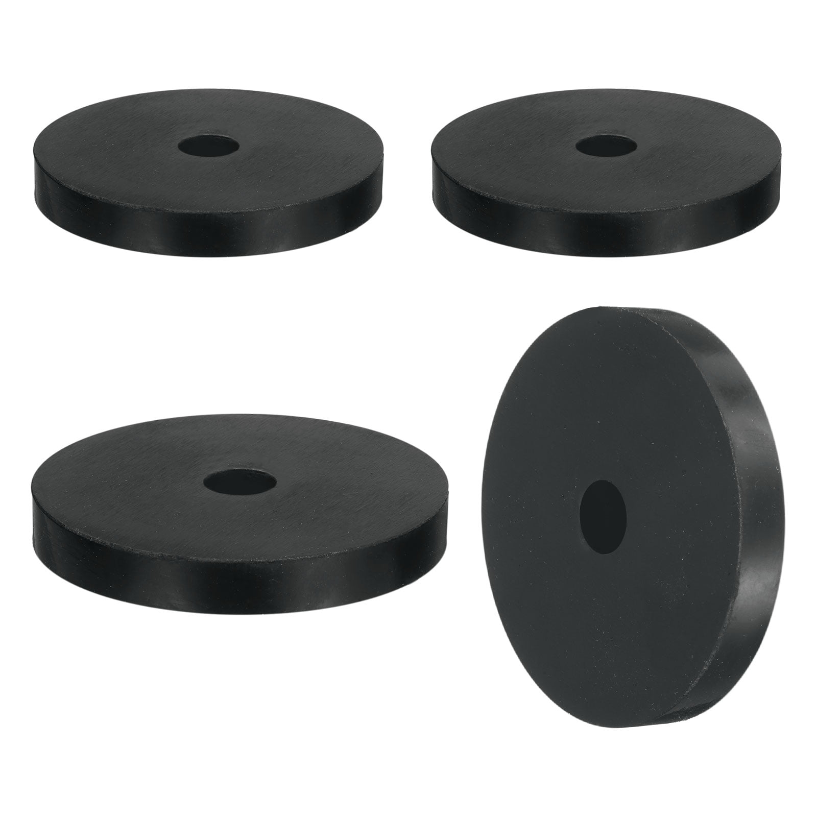 4Pack Thick Rubber Spacer, 2-3/4 Inch OD x 1/2 Inch ID x 3/8 Inch ...