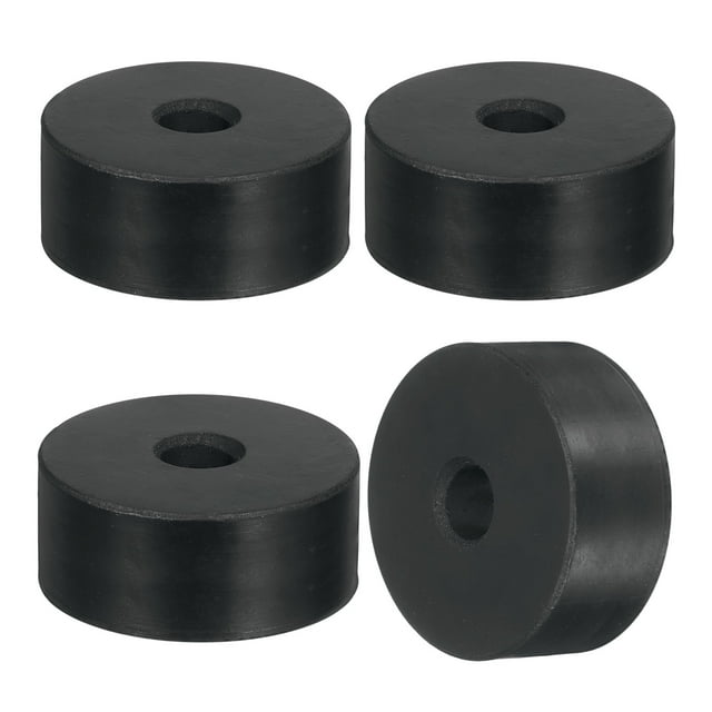 4Pack Thick Rubber Spacer, 2 Inch OD x 1/2 Inch ID x 13/16 Inch ...