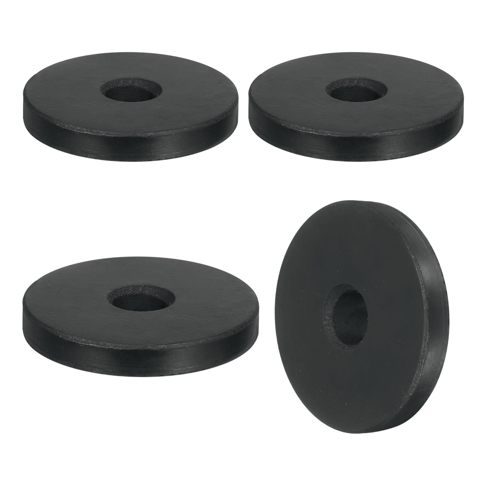 4Pack Thick Rubber Spacer, 2 Inch OD x 1/2 Inch ID x 3/8 Inch Thickness ...