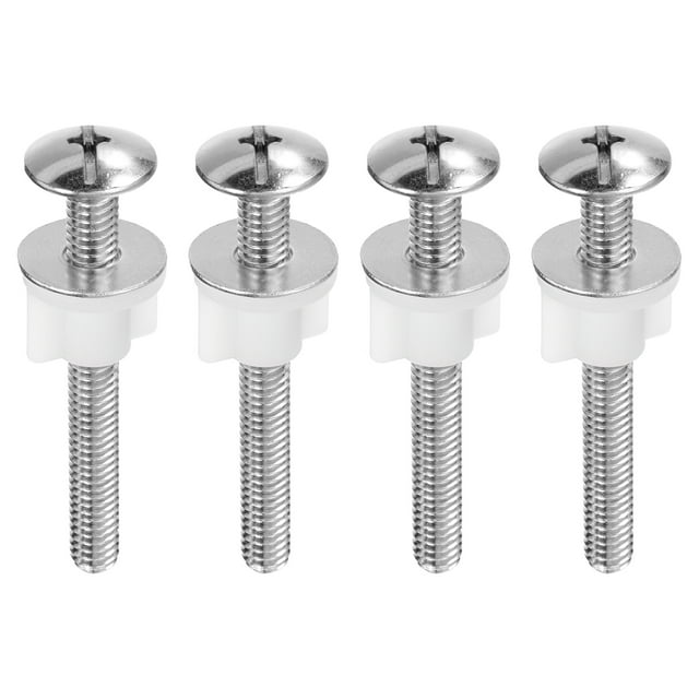 4Pack Toilet Seat Screws, Hinge Bolt Screws Toilet Seat Fixings with ...