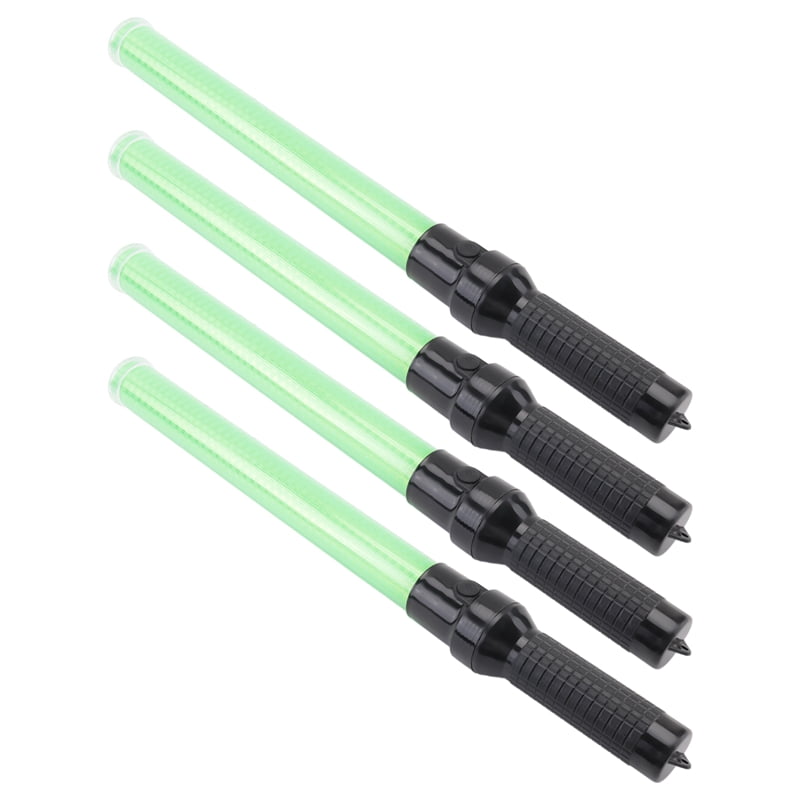 4Pack Traffic Wand 54cm Led Control Safety Light with 2Flashing Modes ...