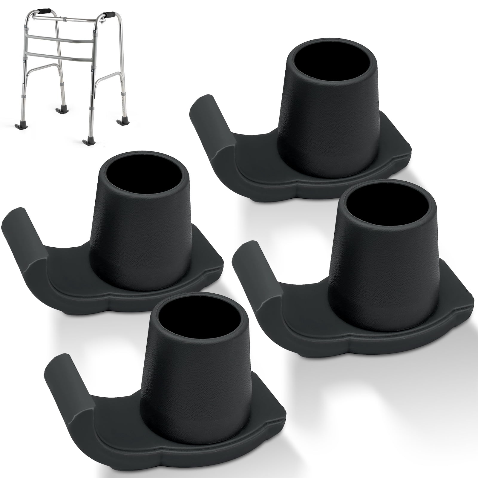 WLVOS 4Pack Walker Ski Glides, Durable Plastic, Universal Fit ...
