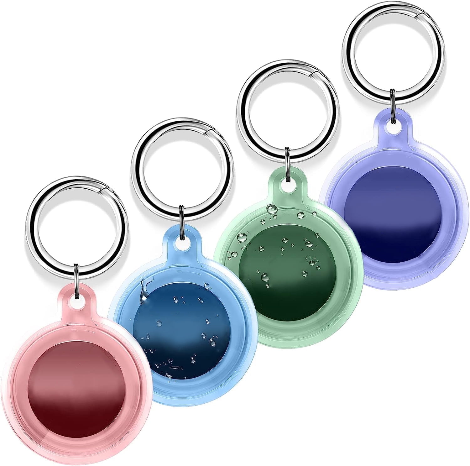 4Pack Waterproof Holder Compatible for Air tags,Case Keychain ...