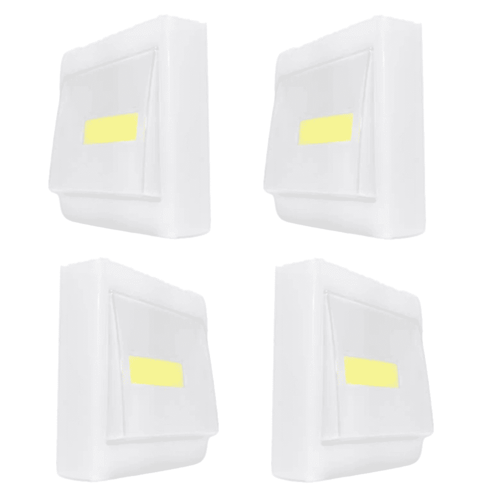 4Packs COB LED Switch Light Tap Lights Kids Night Light Super Bright ...