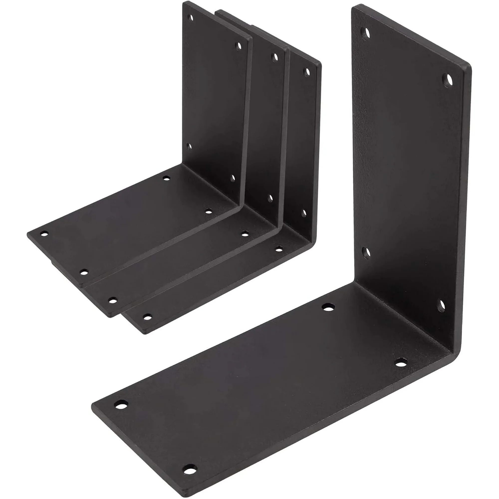4Packs Heavy Duty Steel Corner Brackets, 90 Degree Angle Bracket-6"x 6 ...
