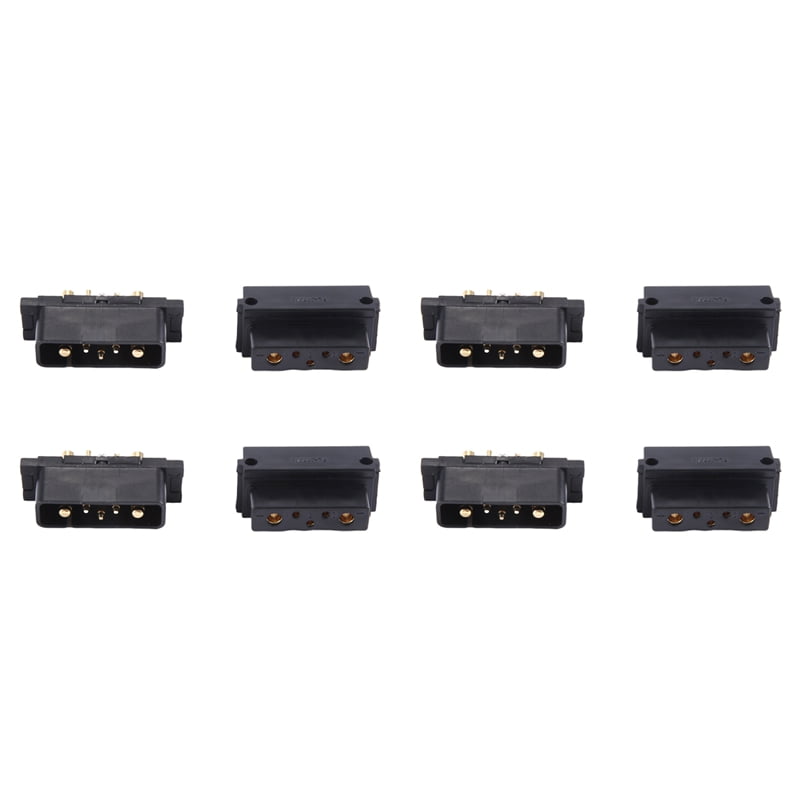 4Pair Lithium Battery Box Power Discharge Connector 5 Pins Male Plug ...