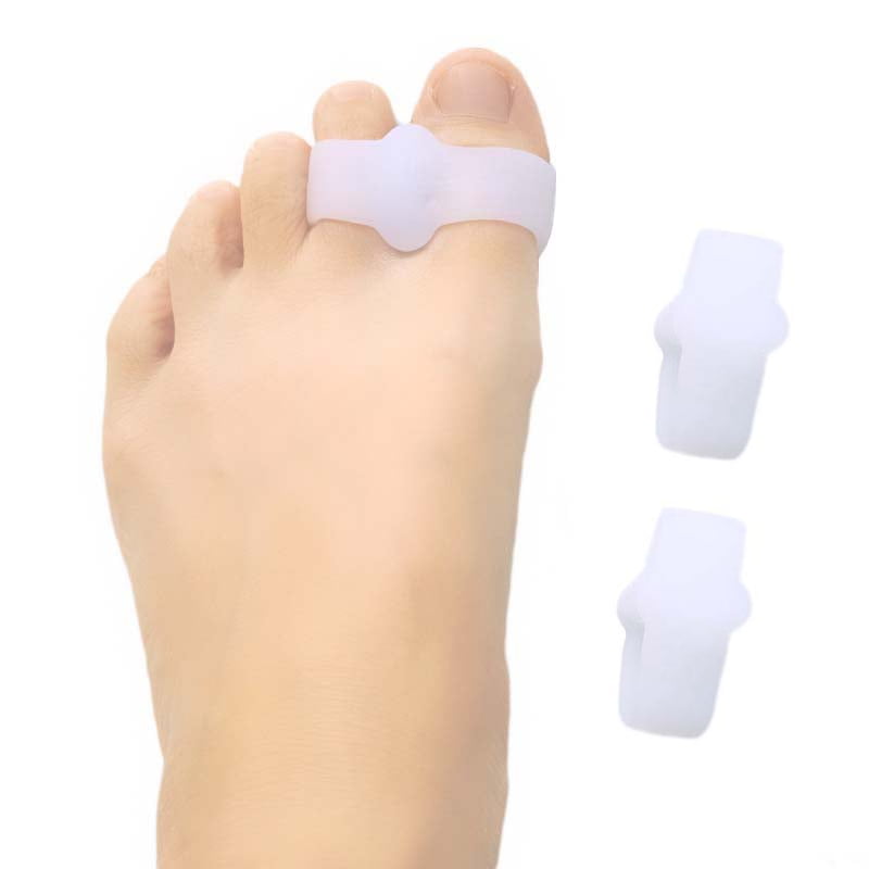 4Pairs Gel Foot Care Tool Hammer Toe Separators Corrector Pain Relieve ...