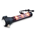 4Patriots 9-in-1 Emergency Solar Flashlight: Ultra-Bright with Multi ...