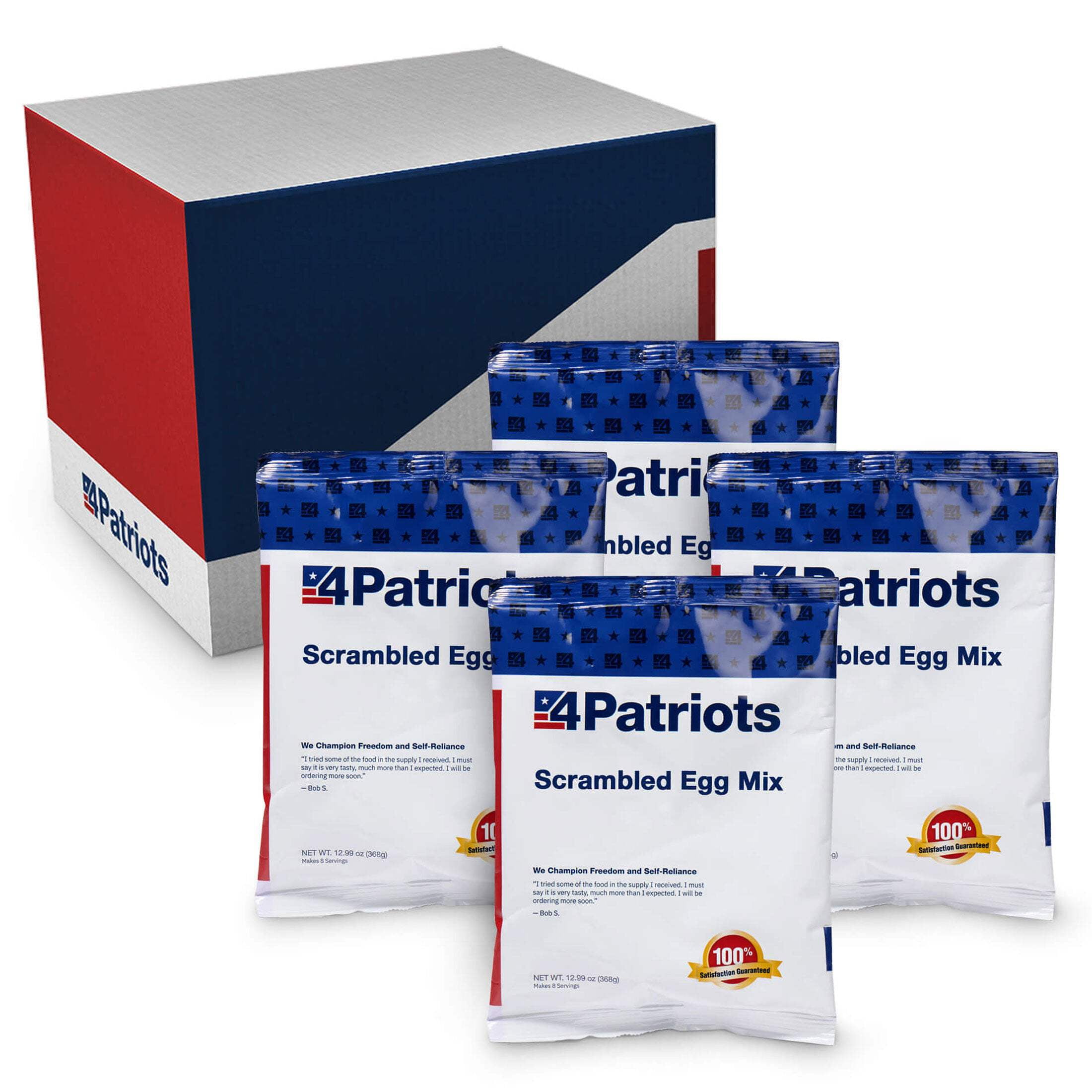 4Patriots Scrambled Eggs, Freeze-Dried Powdered Eggs, For Survival ...