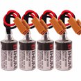 4Pc 1200mAh CPM2A-BAT01 Toshiba ER3V 3.6v Battery for PLC CPU Module ...